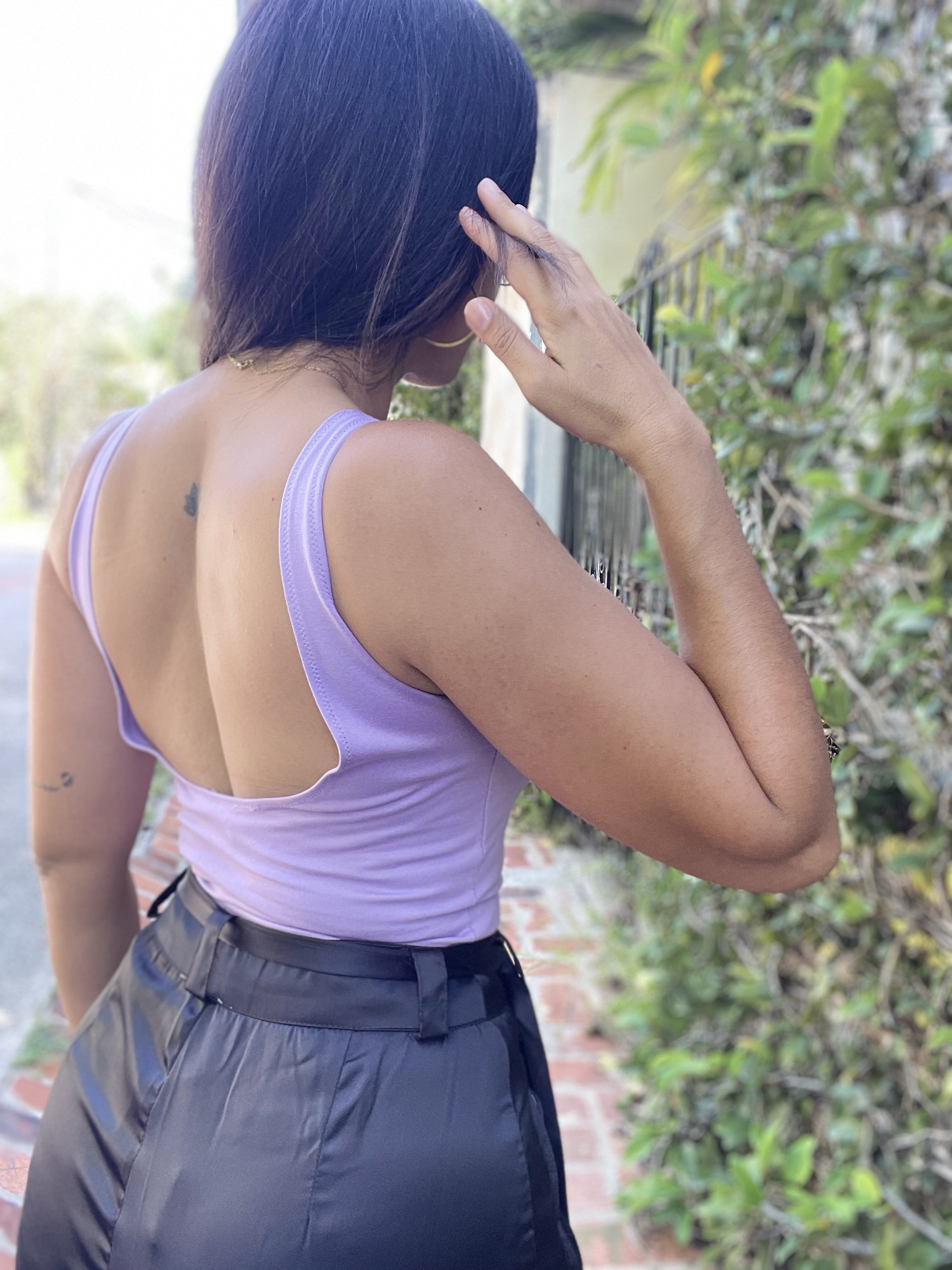 Lavender Basic Bodysuit – Sis Boutique PR